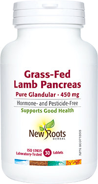Grass-Fed Lamb Pancreas New Roots 30 Tablets — Natural Food Pantry ...