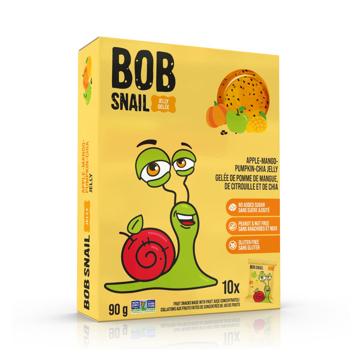 Bob Snail Fruit Jelly Apple Mango Pumpkin Chia 90g — Natural Food ...