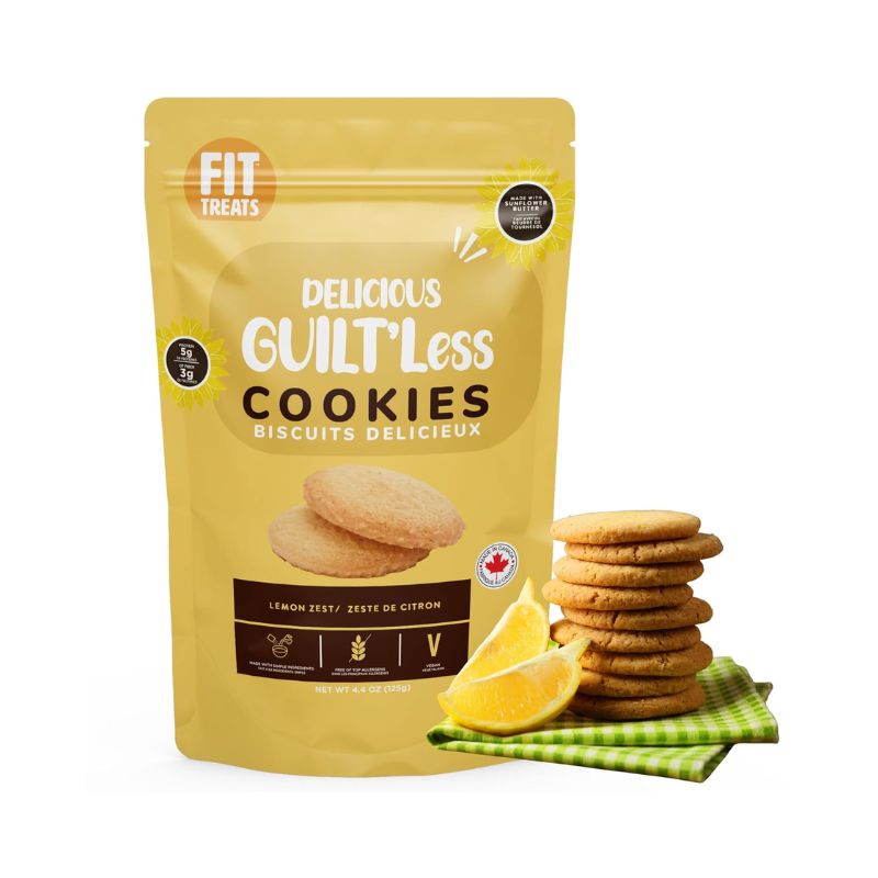 Guilt'Less Cookies Lemon Zest 125g — Natural Food Pantry Online Store
