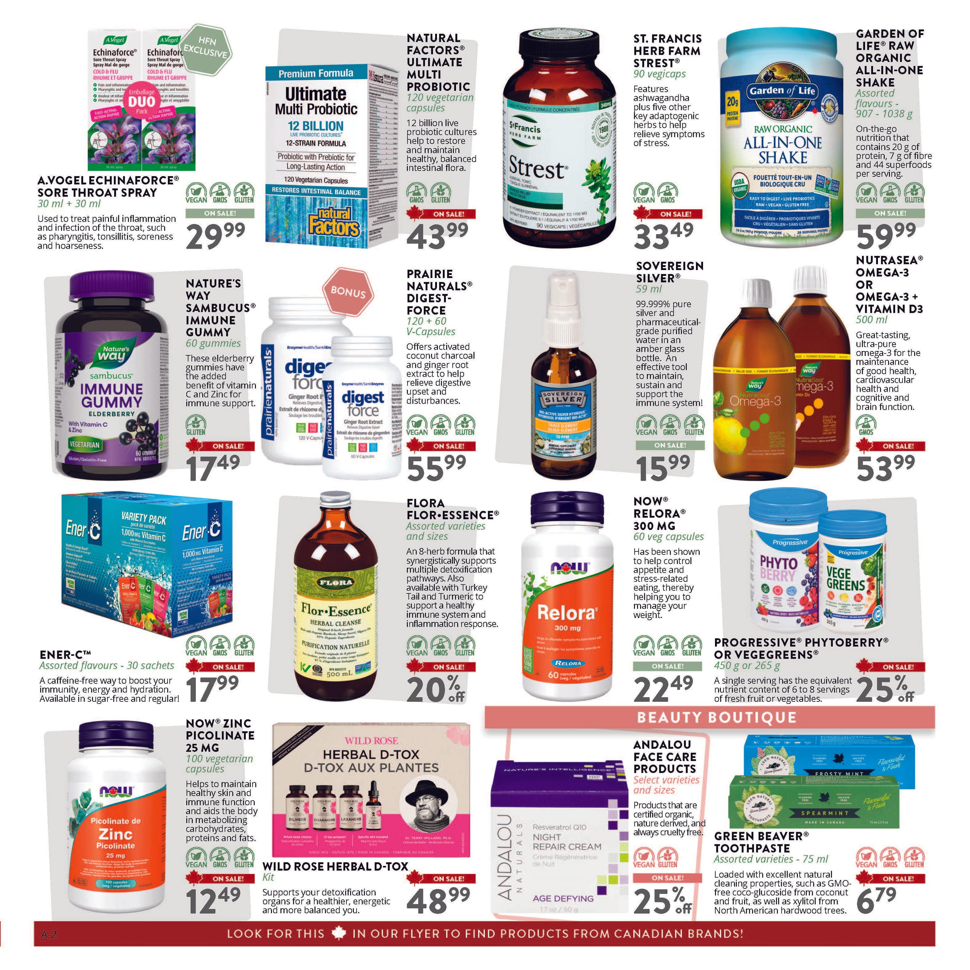 Health First Flyer — Natural Food Pantry Online Store
