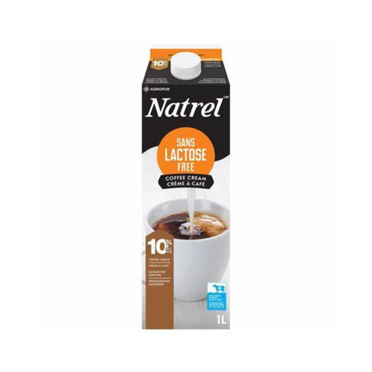 Natrel Cream Lactose Free 10% 1L — Natural Food Pantry Online Store