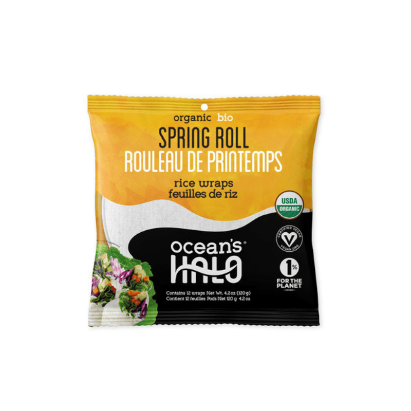 Ocean's Halo Organic Spring Roll Rice 120g — Natural Food Pantry Online ...