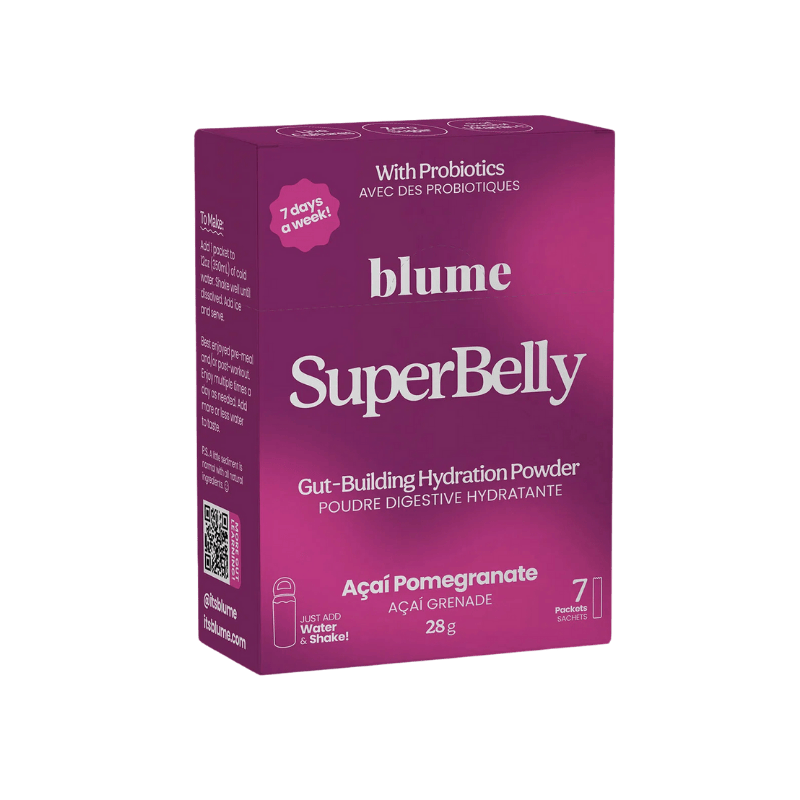 Superbelly Acai Pomegranate Hydration Powder Blume 7 Pack — Natural ...