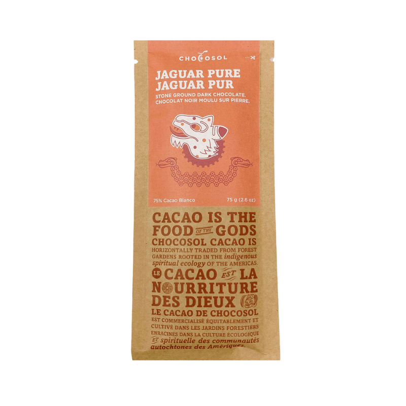 Jaguar Pure Chocolate Bar Chocosol 75g — Natural Food Pantry Online Store