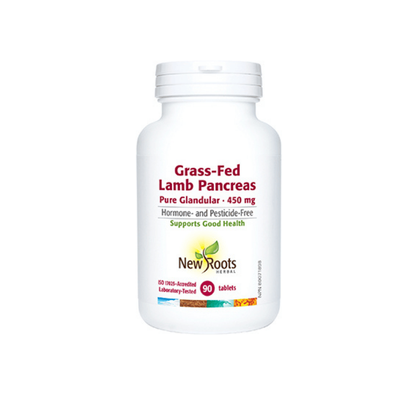 Grass-Fed Lamb Pancreas New Roots 90 Tablets — Natural Food Pantry ...