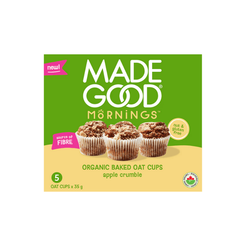 Made Good Morning Oat Cups Apple Crumble 5 Pack — Natural Food Pantry ...