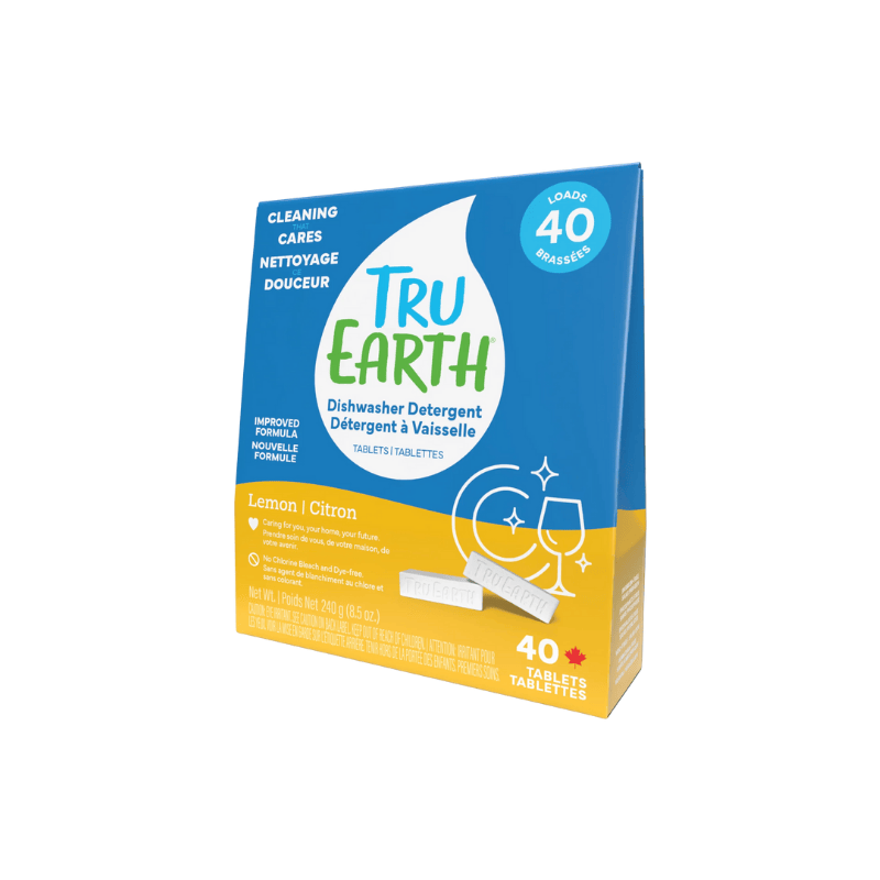 Tru Earth Dish Detergent Tablets Lemon 40 Count — Natural Food Pantry ...
