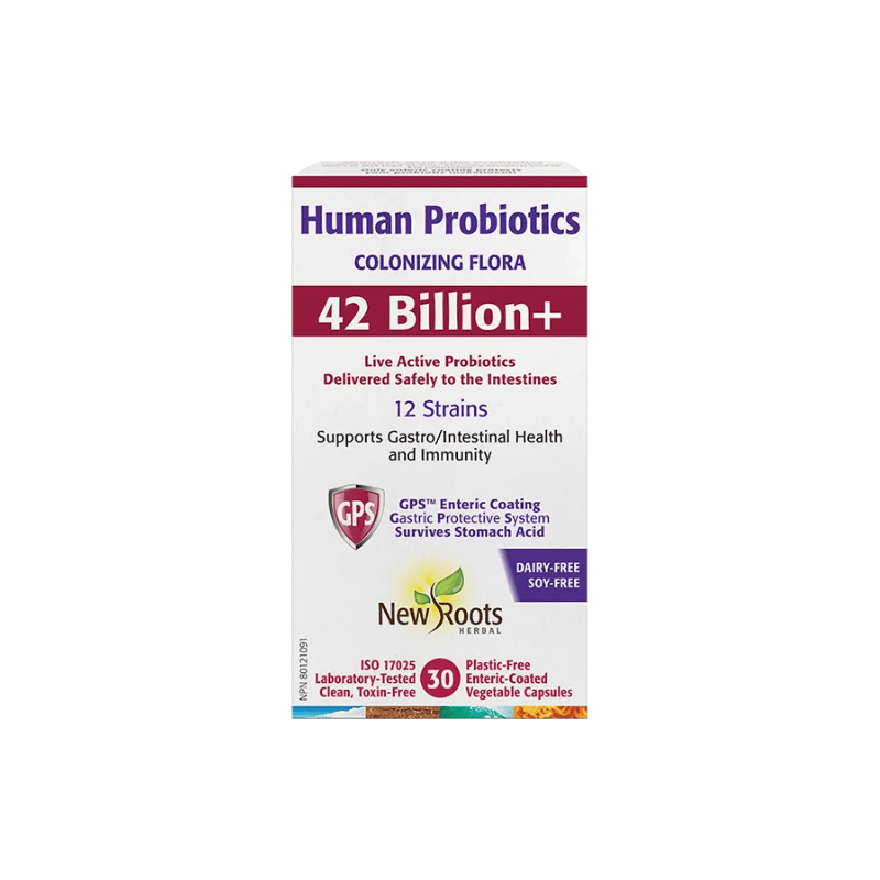 New Roots Probiotic Human Probiotics 30 Capsules — Natural Food Pantry ...