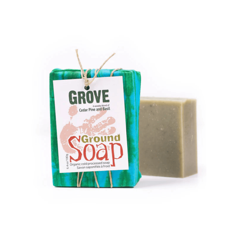 Ground Soap Bar Grove - A Woodsy Blend of Cedar, Pine and Basil 180g ...