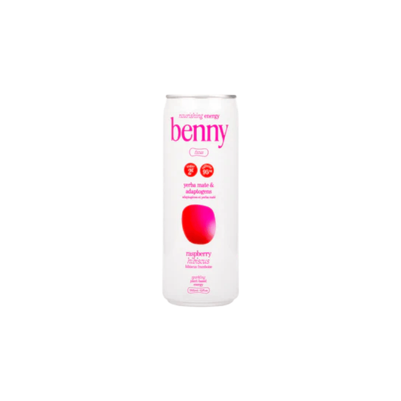 Benny Energy Drink Raspberry Hibiscus 355ml — Natural Food Pantry ...