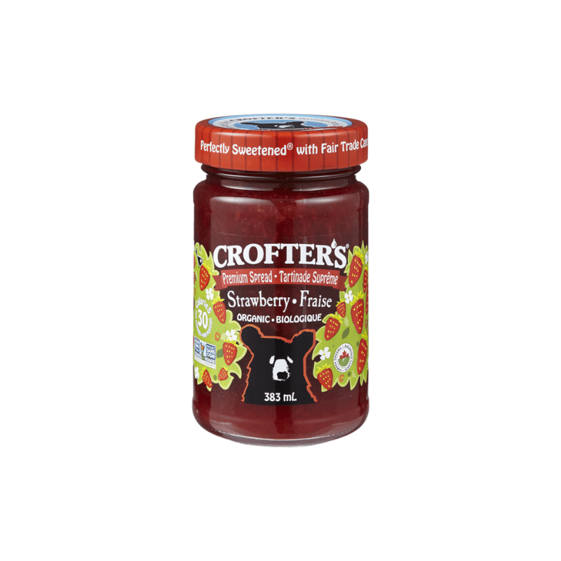 Crofter's Family Size Organic Strawberry Jam 383g — Natural Food Pantry ...