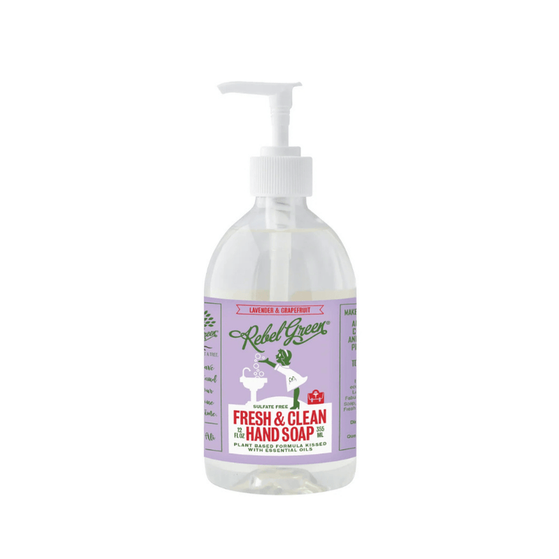 Rebel Green Hand Soap Lavender Grapefruit 354ml — Natural Food Pantry ...