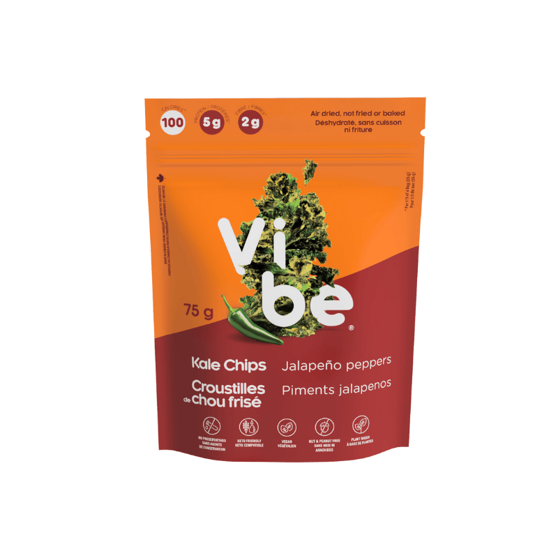 Jalapeno Peppers Kale Chips Vibe 75g — Natural Food Pantry Online Store