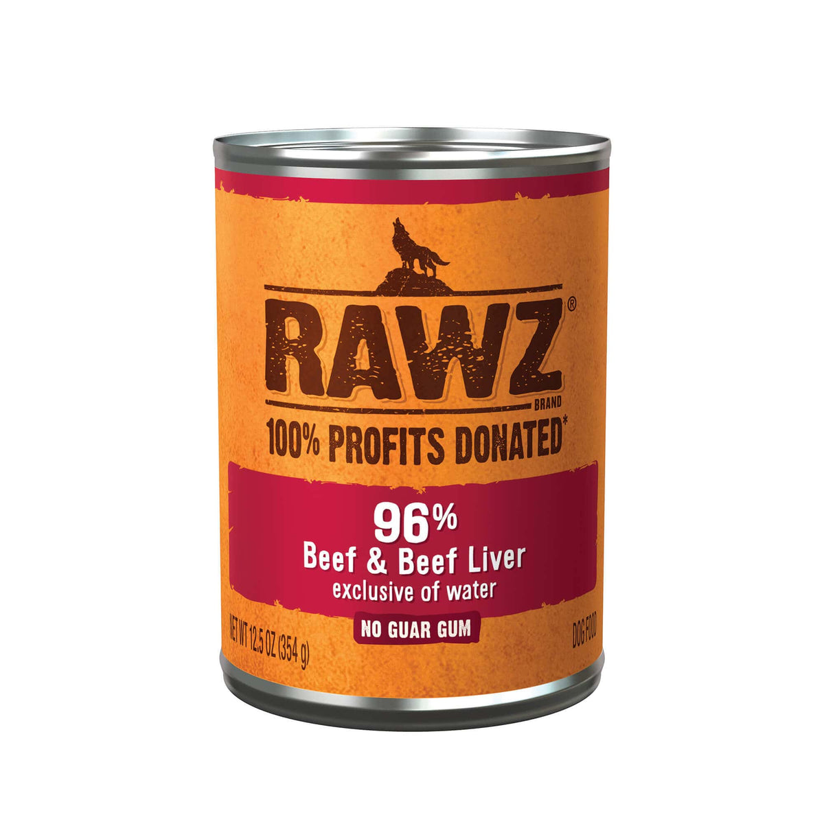 Rawz Dog Food Can Beef & Beef Liver 354g — Natural Food Pantry Online Store