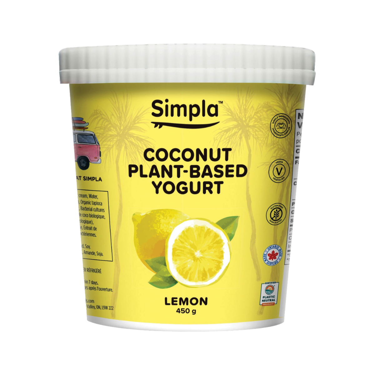 Simpla Coconut Yogurt - Lemon Coconut 450g — Natural Food Pantry Online ...