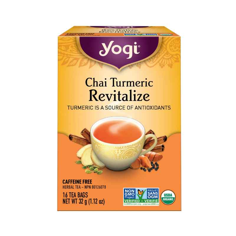 Yogi Tea Chai Turmeric Revitalize 16 TEABAGS — Natural Food Pantry ...