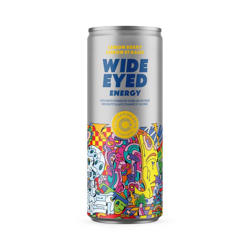 Collective Arts Wide Eyed Energy Drink Lemon Berry 355 ML — Natural ...