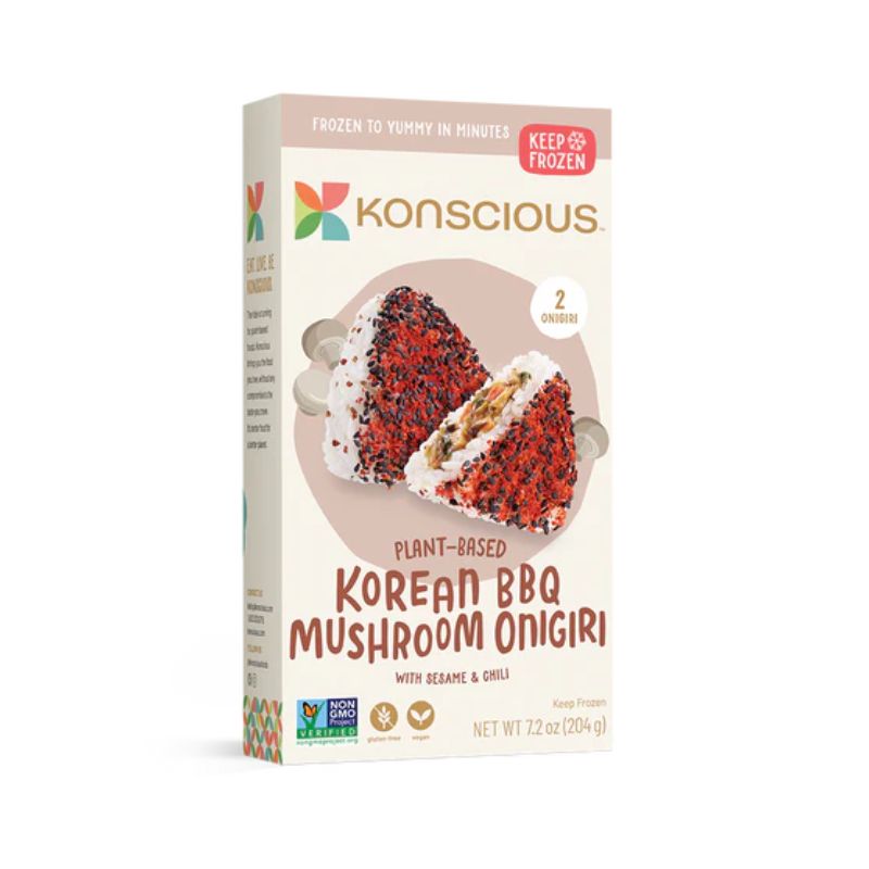 Konscious Foods Plant Based Onigiri Korean BBQ 204g — Natural Food ...