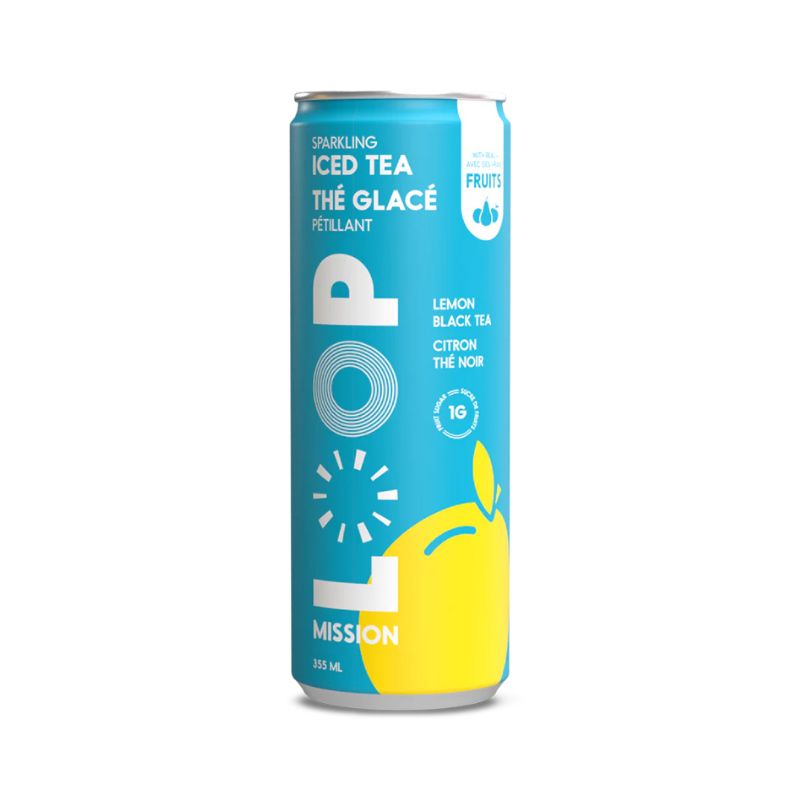 Loop Iced Tea Lemon Black Tea 355 ML — Natural Food Pantry Online Store