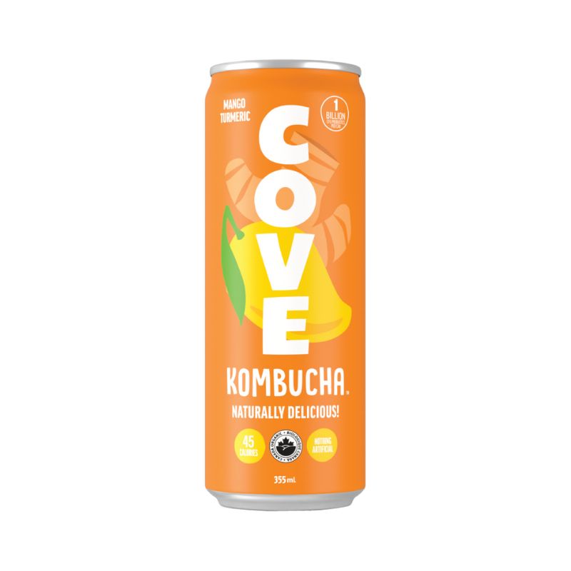 Cove Kombucha Mango Turmeric 355ml — Natural Food Pantry Online Store