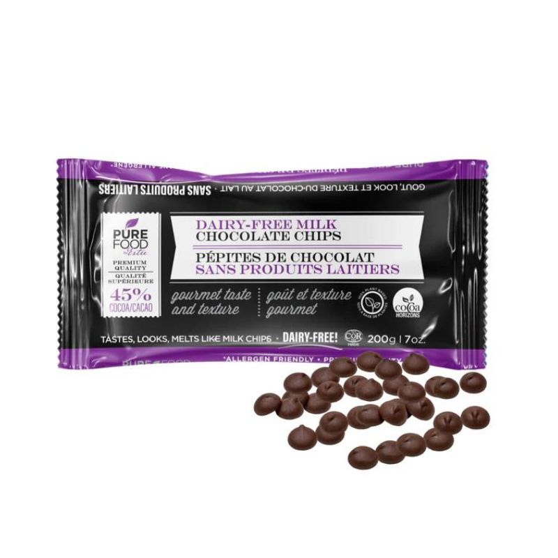 Pure Food By Estee Chocolate Chips Milk Free Dairy-Free 9 OUNCE ...