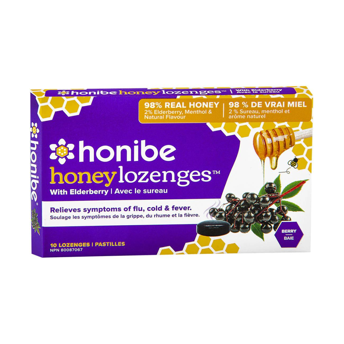 Honibe Honey Lozenges with Elderberry — Natural Food Pantry Online Store
