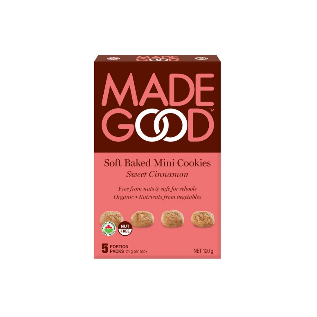 Made Good Soft Baked Mini Cookies Sweet Cinnamon 5 pack — Natural Food ...
